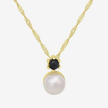 Click here for Silver Treasures Womens White Simulated Pearl 14K... prices
