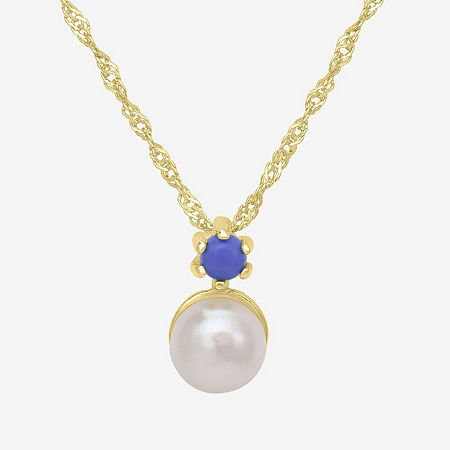 Click here for Silver Treasures Womens White Simulated Pearl 14K... prices
