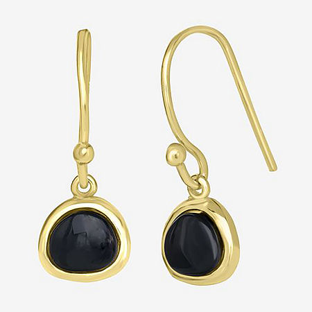 Click here for Silver Treasures 14K Gold Over Silver Drop Earring... prices