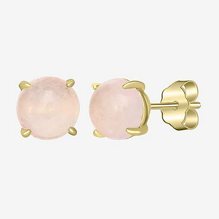 Click here for Silver Treasures 14K Gold Over Silver 8mm Round St... prices