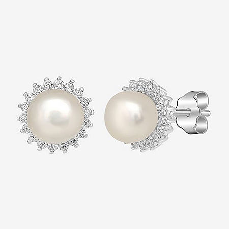 Click here for Silver Treasures White Simulated Pearl Sterling Si... prices