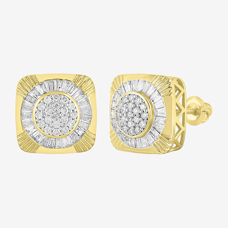 Click here for 1 CT. T.W. Natural White Diamond 10K Gold 12.5mm S... prices