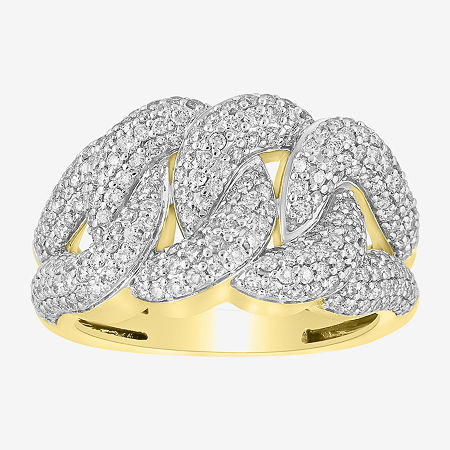 Click here for Mens 2 CT. T.W. Natural White Diamond 10K Gold Fas... prices