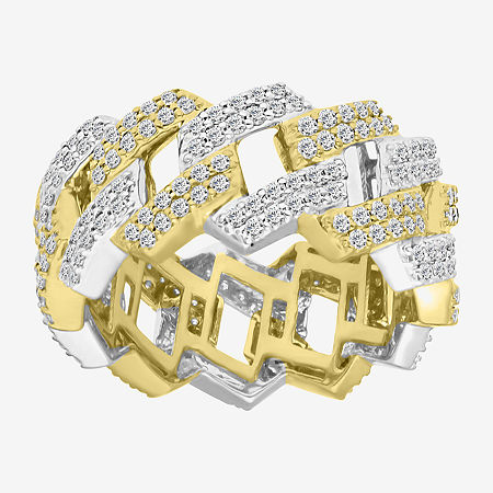 Click here for Mens 2 CT. T.W. Natural White Diamond 10K Gold Fas... prices
