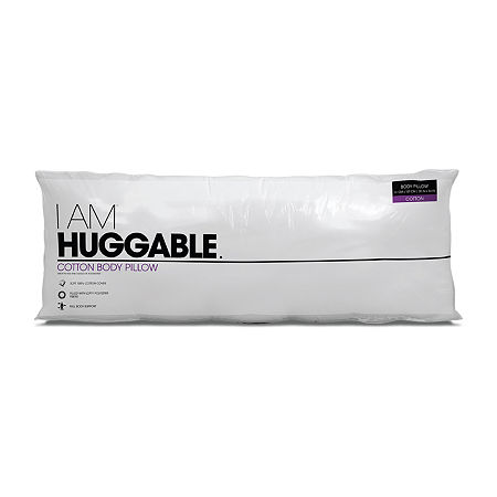 Click here for I Am Huggable Body Pillow  One Size  White prices