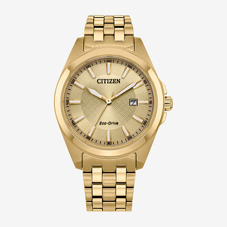 Click here for Citizen Eco-Drive Mens Peyten Gold-Tone Stainless... prices