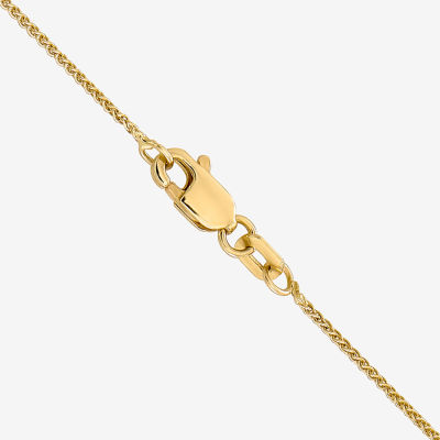 14K Gold Solid Wheat 14-30 Inch Chain Necklace - JCPenney