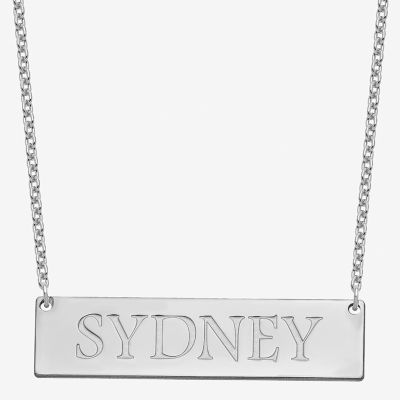 Personalized 12x51mm Name Bar Necklace - JCPenney