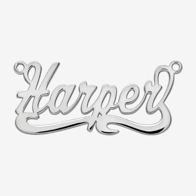 Personalized 15x42mm Aktuelle Font Name Necklace - JCPenney