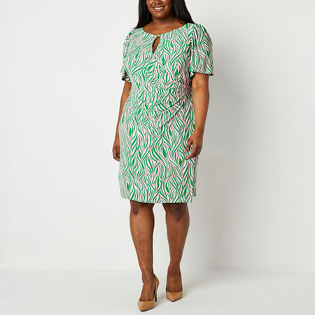 Click here for Black Label by Evan-Picone Womens Plus Short Sleev... prices