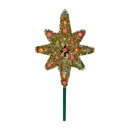Click here for 21 Lighted Gold Star of Bethlehem Christmas Tree T... prices