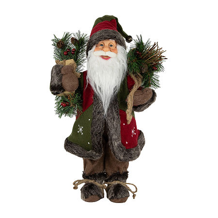 Click here for 16 Country Santa Claus with Snowflake Jacket Stand... prices