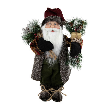 Click here for 16 Country Rustic Santa Claus with Present Christm... prices