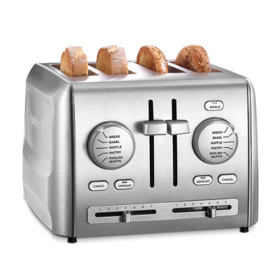 Cuisinart® 4-Slice Metal Toaster-JCPenney, Color: Stainless Steel