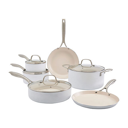 Click here for Denmark Monaco 10-pc. Cookware Set  One Size  Whit... prices
