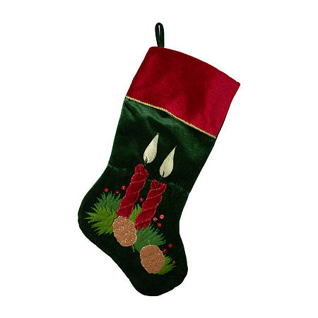 Click here for 20 Dark Green and Burgundy Candle and Pine Cone Ve... prices