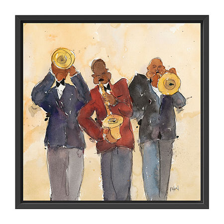 Click here for Lumaprints Jazz Trio Framed Canvas Art  One Size... prices