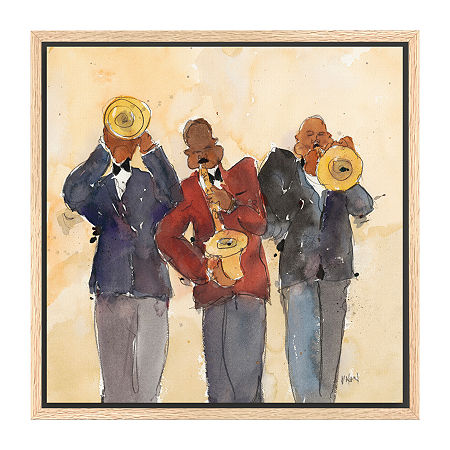 Click here for Lumaprints Jazz Trio Framed Canvas Art  One Size... prices
