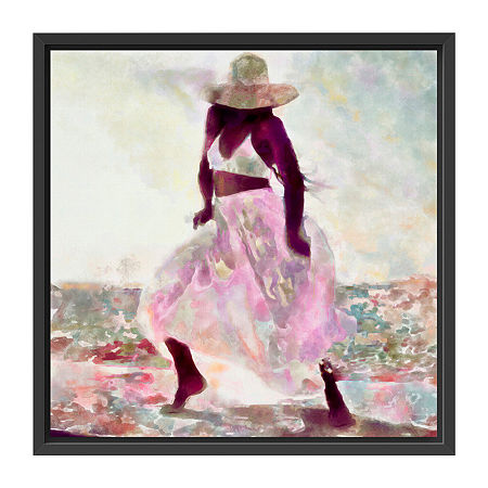 Click here for Lumaprints Her Colorful Dance 2 Framed Canvas Art... prices