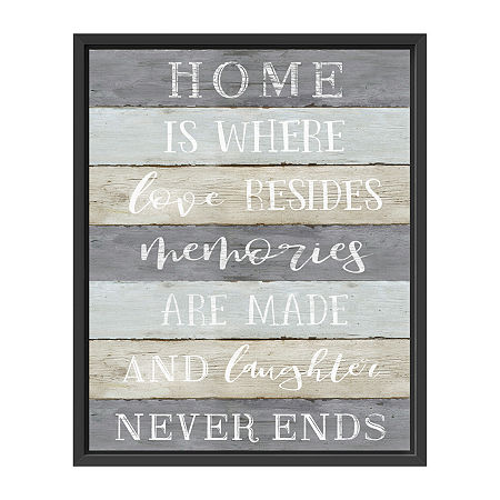 Click here for Lumaprints Laughter Never Ends Framed Canvas Art... prices