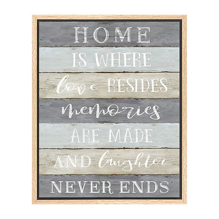 Click here for Lumaprints Laughter Never Ends Framed Canvas Art... prices