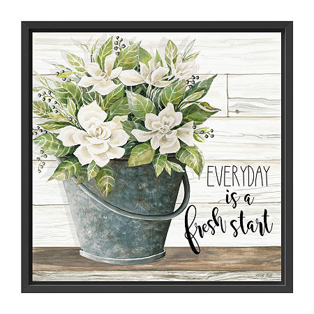 Click here for Lumaprints Everyday Is A Fresh Start Framed Canvas... prices