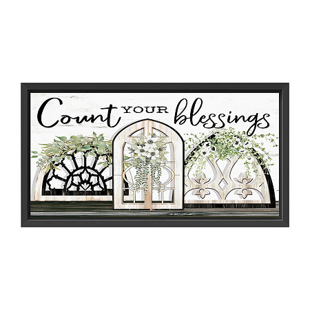 Click here for Lumaprints Count Your Blessings Framed Canvas Art... prices