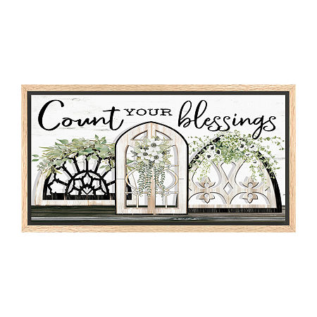 Click here for Lumaprints Count Your Blessings Framed Canvas Art... prices