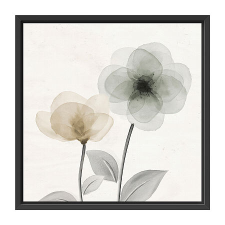 Click here for Lumaprints Open Bloom 2 Framed Canvas Art  One Siz... prices