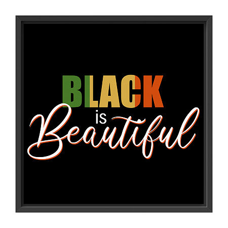 Click here for Lumaprints Black Is Beautiful Framed Canvas Art  O... prices