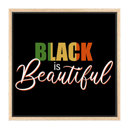Click here for Lumaprints Black Is Beautiful Framed Canvas Art  O... prices