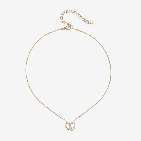 Click here for Bijoux Bar Delicates Two Tone Womens 16 Inch Link... prices
