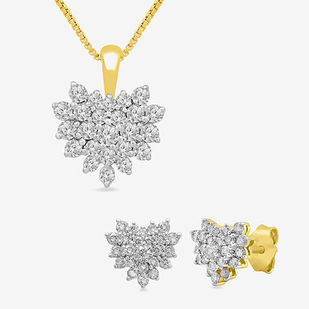 Click here for Womens 1 CT. T.W. Lab Grown White Diamond 10K Gold... prices