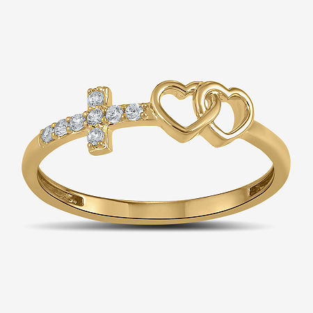 Click here for Womens Diamond Accent Lab Grown White Diamond 10K... prices