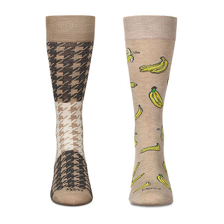 Click here for MeMoi Mens 2 Pair Crew Socks  10-13  Beige prices