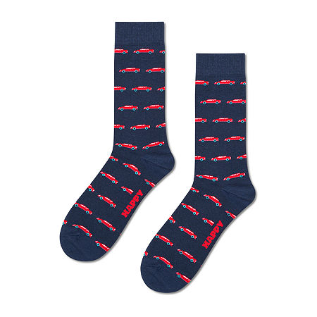 Click here for Happy Socks LITE Cars Mens 1 Pair Crew Socks  10-1... prices