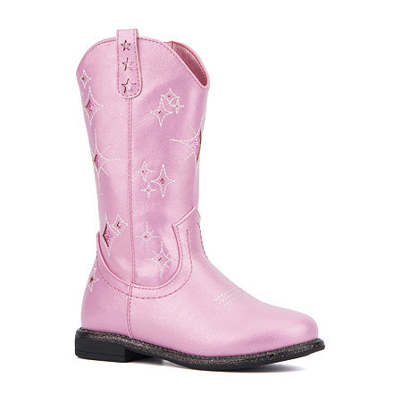 Click here for Olivia Miller Toddler Girls Block Heel Cowboy Boot... prices