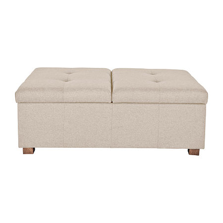 Click here for Corliving Yves Tufted Upholstered Ottoman  One Siz... prices