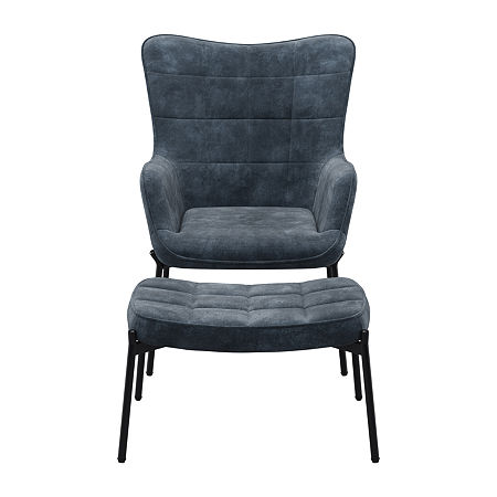 Click here for Corliving Charlotte Tufted Upholstered Wingback Ch... prices