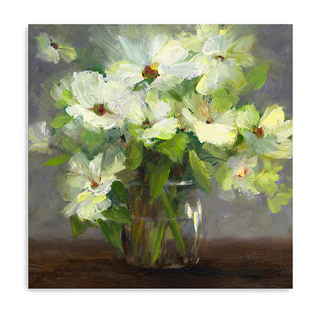 Click here for Nasturtiums II Canvas Art  One Size  Green prices