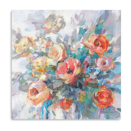 Click here for Lumaprints Ode To Spring Canvas Art  One Size  Blu... prices