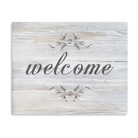 Click here for Lumaprints Welcome Canvas Art  One Size  Gray prices