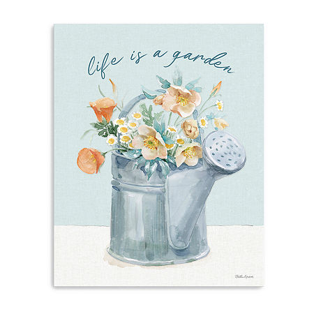 Click here for Gardenscape VI Canvas Art  One Size  Blue prices