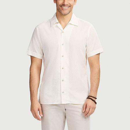Click here for IZOD Saltwater Dune Texture Mens Short Sleeve Clas... prices
