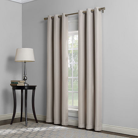 Click here for Copley Grommet Top Blackout Set of 2 Curtain Panel... prices