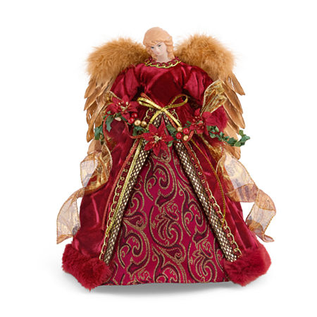 Click here for North Pole Trading Co. 12in Burgandy Fur Christmas... prices