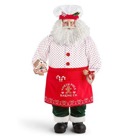 Click here for North Pole Trading Co. 36in Baker Christmas Santa... prices