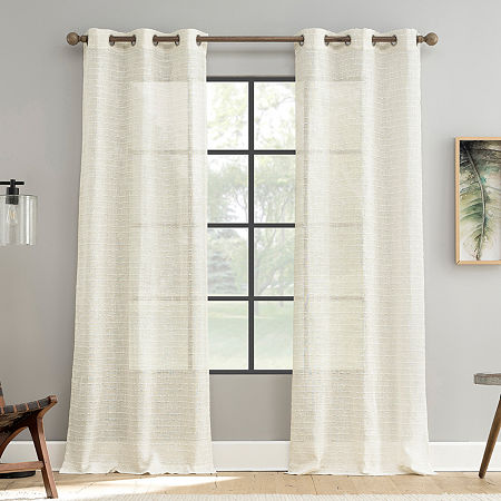 Click here for Hadden Grommet Top Sheer Set of 2 Curtain Panel  O... prices