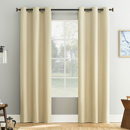 Click here for Bayline Grommet Top Blackout Set of 2 Curtain Pane... prices