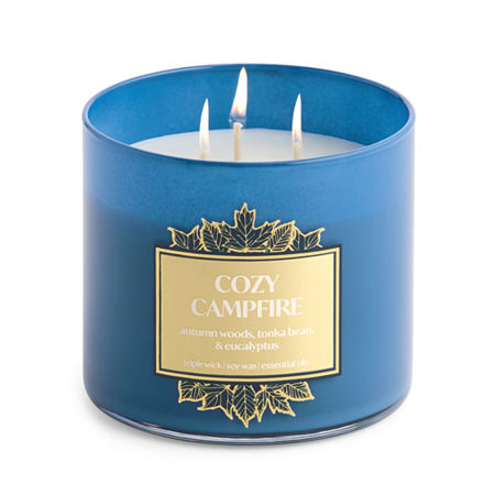 Click here for Distant Lands Cozy Campfire 3-Wick Scented Jar Can... prices